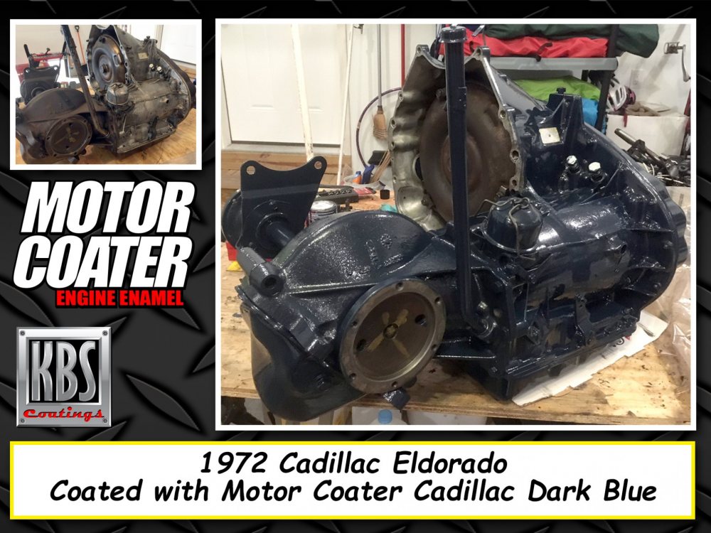 1972 Cadillac Eldorado Coated with Motor Coater Cadillac Dark Blue ...